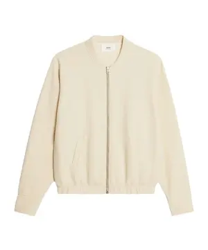 Ami Zip Up Bomber Jacket