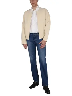 Ami Zip Up Bomber Jacket