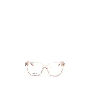 Dior Square Frame Eyeglasses - White