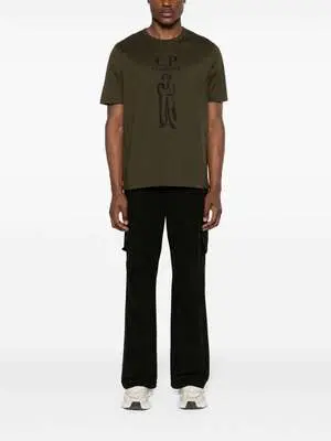 C.P. COMPANY Logo-print Cotton T-shirt