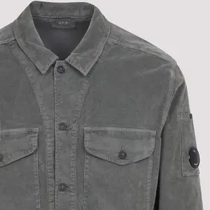 C.P. COMPANY Corduroy Overshirt - Gray