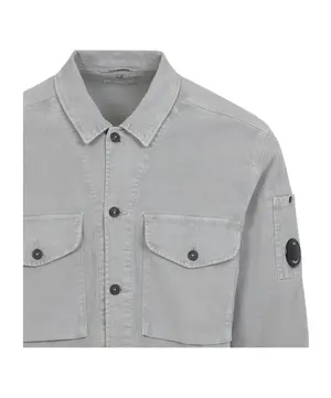 C.P. COMPANY Corduroy Lens Buttoned Overshirt