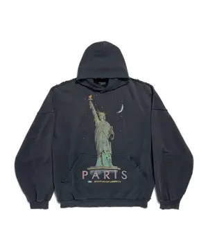 Balenciaga Liberty Destroyed Oversized Hoodie