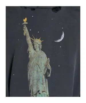 Balenciaga Liberty Destroyed Oversized Hoodie