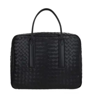 Bottega Veneta Intrecciato Zipped Weekender Bag