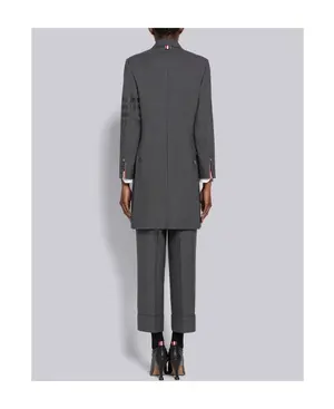 Thom Browne 4-bar Stripe Wool Coat