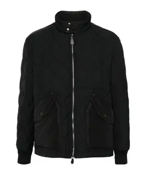 Burberry Long Sleeve Quilted Zip Jacket