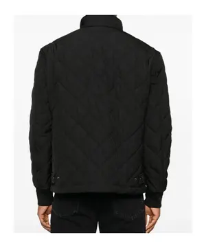 Burberry Long Sleeve Quilted Zip Jacket