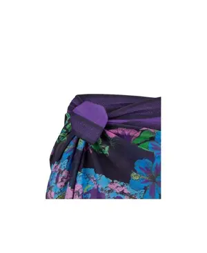Dior Toile De Jouy Voyage Sarong - Deep Blue Multicolour