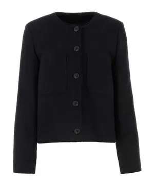 A.p.c. Buttoned Tweed Jacket