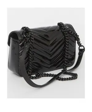 Gucci Gg Marmont Patent Leather Mini Bag