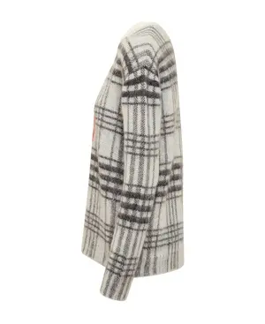 J.W.ANDERSON Logo Intarsia-knit Checked Jumper