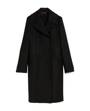 Max Mara Double-breasted Wool Blend Coat - No