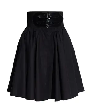 Alaïa High Waist Skirt With Elastic Belt