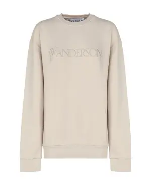 J.W.ANDERSON Logo Embroidered Crewneck Sweatshirt - No