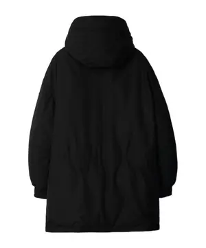 Burberry Hooded Parka With Ekd Motif