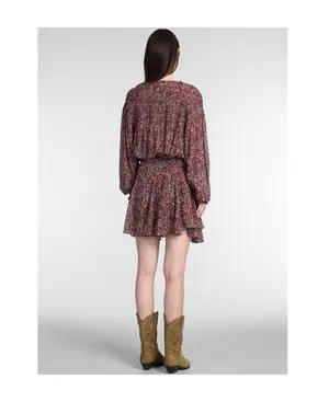Isabel Marant Étoile Floral Print Long-sleeve Dress
