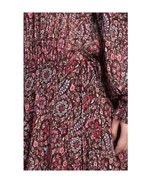 Isabel Marant Étoile Floral Print Long-sleeve Dress