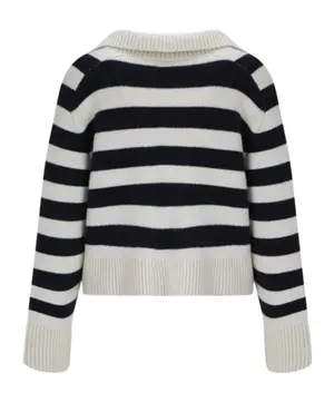 Khaite Franklin Striped Knitted Jumper