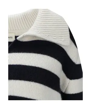 Khaite Franklin Striped Knitted Jumper