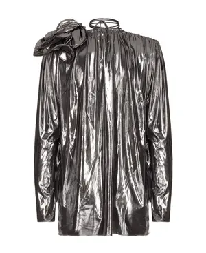 Magda Butrym V-neck Long Sleeve Blouse
