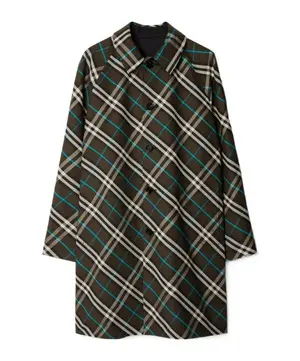 Burberry Nova Check Reversible Buttoned Coat