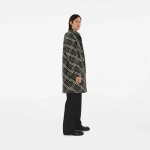 Burberry Nova Check Reversible Buttoned Coat