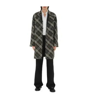 Burberry Nova Check Reversible Buttoned Coat