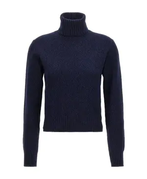 Ami High Neck Knitted Jumper