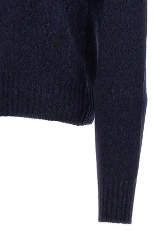 AMI Paris High Neck Knitted Jumper