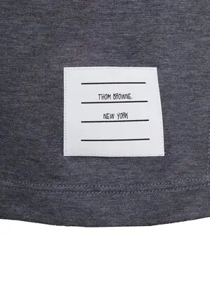 Thom Browne Cotton Logo Tag Polo Shirt