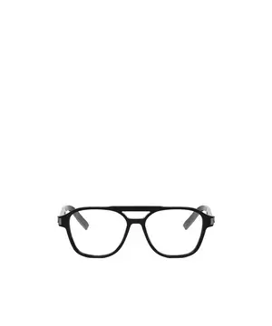 Dior Aviator Frame Eyeglasses - Black