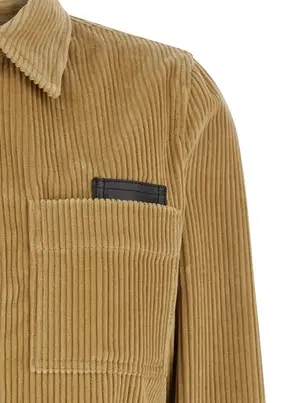 Bottega Veneta Corduroy Long Sleeve Shirt