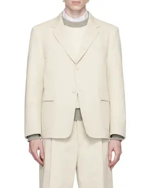 Thom Browne Single-breasted Unconstructed Jacket