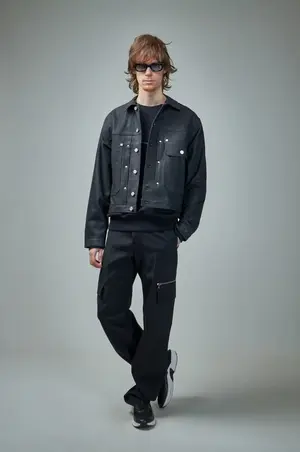 Givenchy Coated Denim Jacket - Black