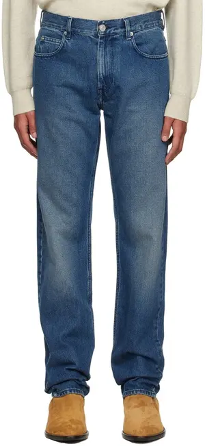 Isabel Marant Étoile Logo-patch Straight-leg Jeans