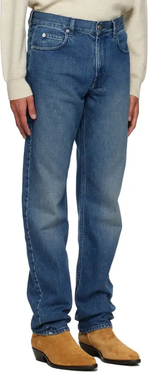 Isabel Marant Étoile Logo-patch Straight-leg Jeans