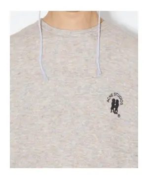 Acne Studios Mélange Jumper With Embroidered Logo