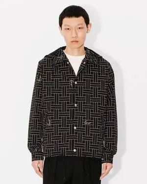 Kenzo Weave Printed Windbreaker