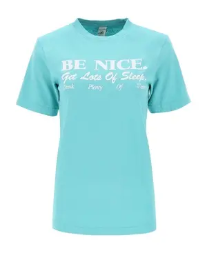 SPORTY  RICH T-shirt With Round Neck And Short Sleeves - Blue