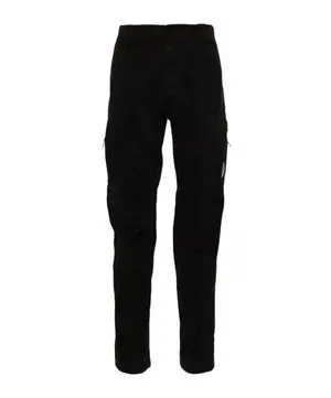 C.P. COMPANY Stretch Sateen Ergonomic Lens Cargo Pants - Black