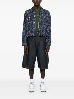 Kenzo Star Tiger Buttoned Denim Jacket