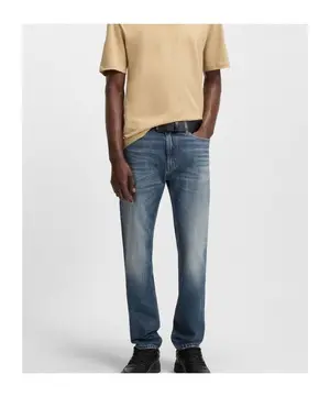 Hugo Boss Faded Straight-leg Jeans