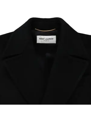 Saint Laurent Double-breasted Long Coat