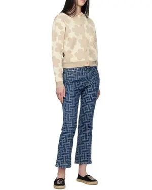 Kenzo Hana Dots Embroidered Cardigan