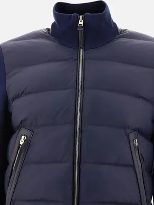 TOM FORD Quilted Zip-up Jacket - Black