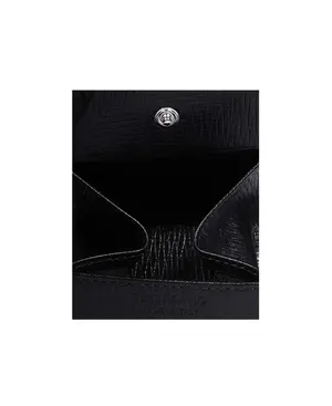 FERRAGAMO Logo Plaque Snaped Wallet