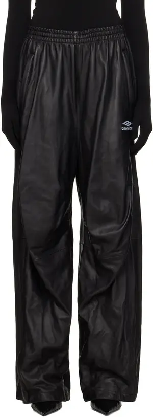 Balenciaga Leather Track Pants
