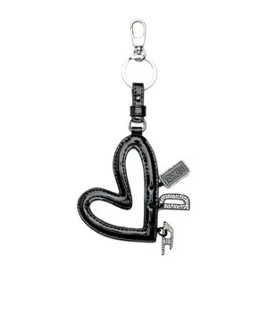 DIESEL® Glossy Finish Embellished Heart Charm