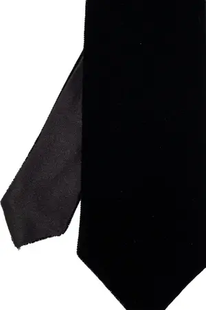 Giorgio Armani Velvet Neck Tie
